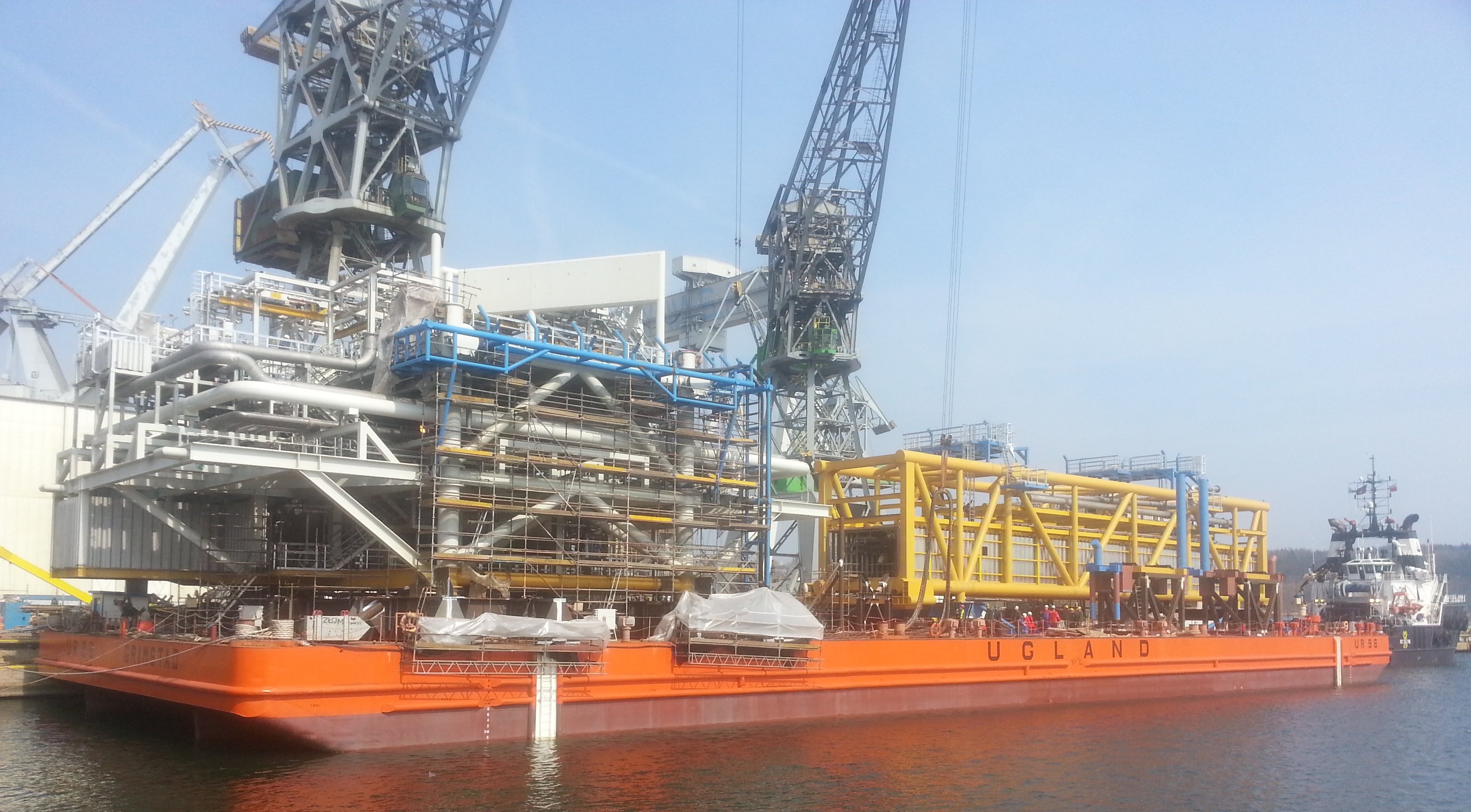 Offshore barge operations - J.J. Ugland Construction